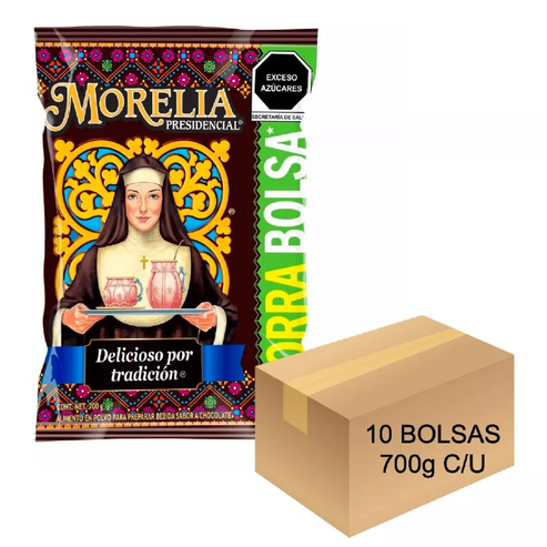Chocolate Morelia Caja 10 Bolsas 700 gramos – Delta Foods